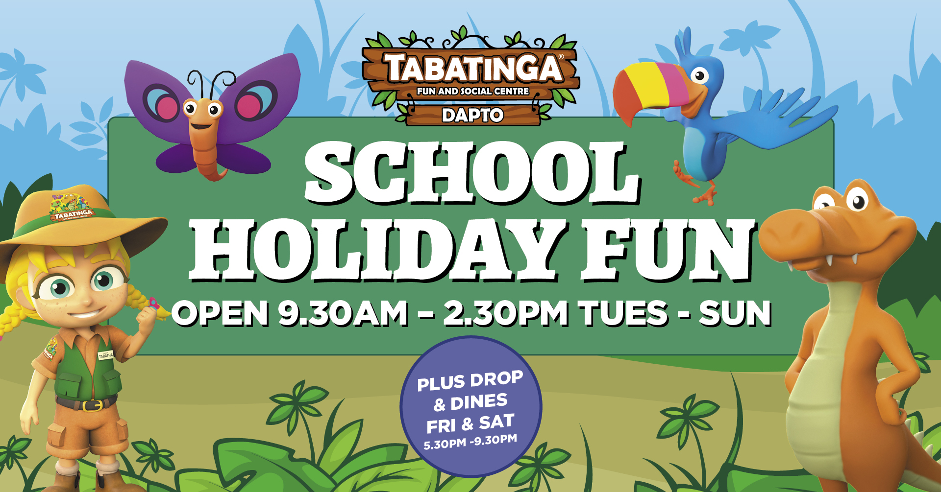 TABATINGA SCHOOL HOLIDAYS – Dapto Leagues Club